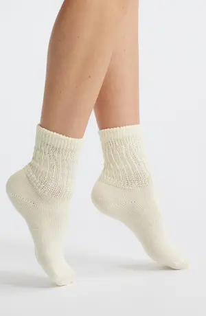 STEMS Perfect Scrunch Socks - Cream