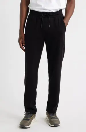 Zella Waffle Knit Joggers - Black Caviar