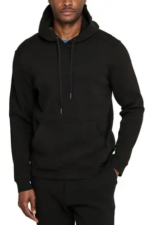 W.R.K Slim-fit Brushed Cotton Blend Pullover Hoodie - Black