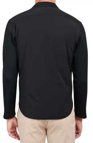 W.R.K Owen Snap-up Shirt Jacket - Black
