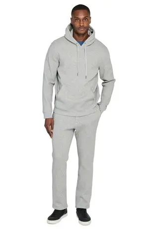 W.R.K Slim-fit Brushed Cotton-blend Pullover Hoodie - Grey