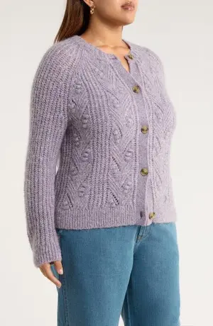 SEASALT CORNWALL Sand Thistle Wool & Mohair Blend Cardigan