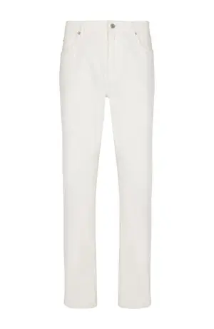 Men's Balmain White Denim