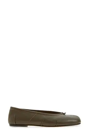 MAISON MARGIELA Tabi Leather Ballet Flats
