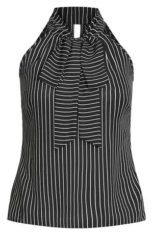 City Chic Maliyah Tie Neck Top