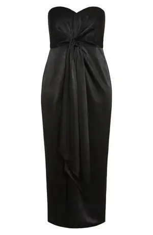City Chic Kamari Strapless Maxi Dress