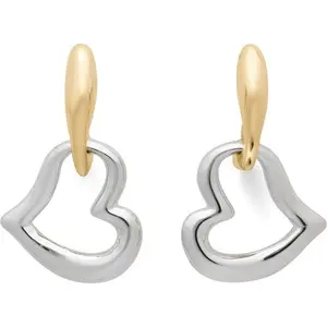 Kate Spade New York Heart Drop Earrings - Gold/silver