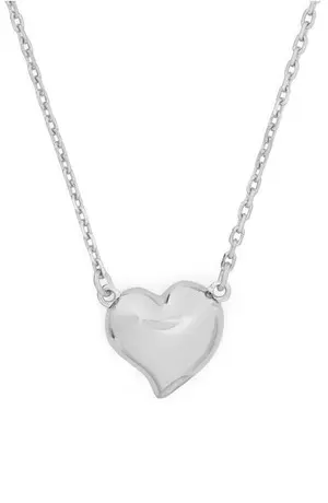 Kate Spade New York Heart Pendant Necklace - Silver