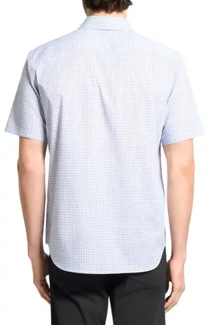Theory Irving Short Sleeve Button-up Shirt - Olympic Multi