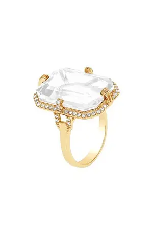 Goshwara Gossip Emerald Cut Diamond Ring - White