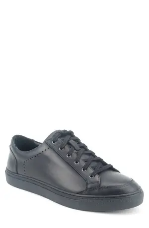 WARFIELD & GRAND Cyrus Leather Sneakers - Black