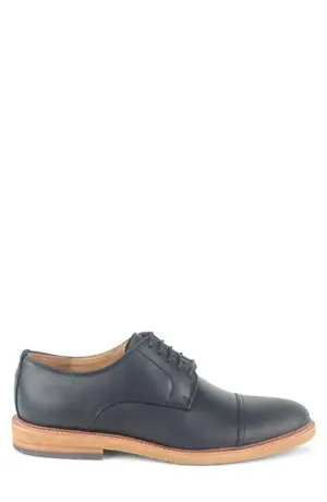 WARFIELD & GRAND Clement Ii Cap Toe Derby - Black
