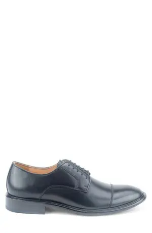 WARFIELD & GRAND Ducasse Cap-toe Leather Derby - Black