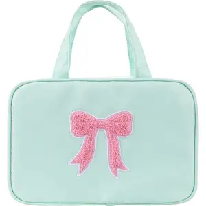 BLOC BAGS Bow Cosmetics Bag - Mint Green