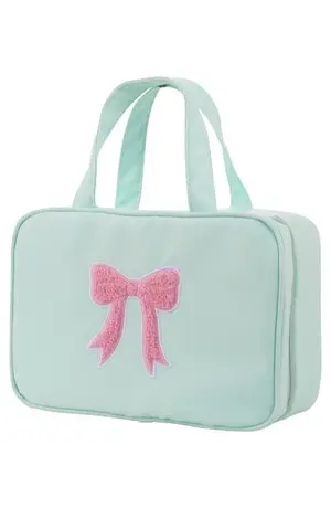 BLOC BAGS Bow Cosmetics Bag - Mint Green