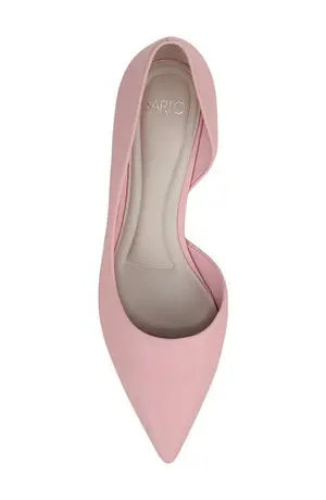Franco Sarto Pointed Toe Half D'orsay Pump - Pink