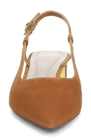 Franco Sarto Amelie Slingback Pointed Toe Pump - Saddle