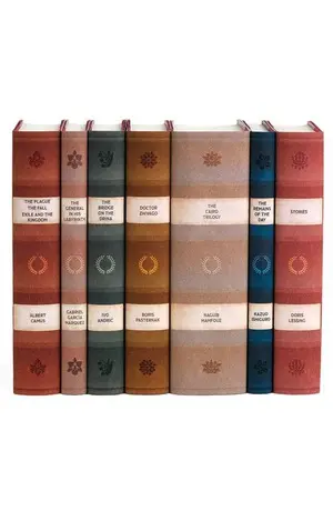 JUNIPER BOOKS Nobel Laureates Book Set - Multi