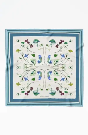 BOND & GRACE Awakening Art Scarf - Blue