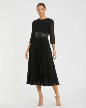 Shimmering Pleated Dresses