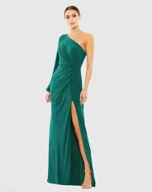 One Shoulder Slit Dresses