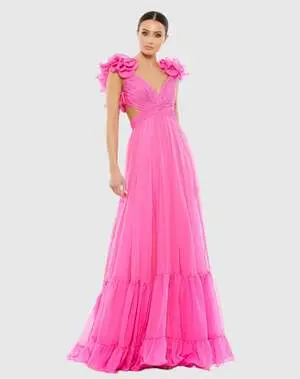 Mac Duggal Iconic Ruffle Gown