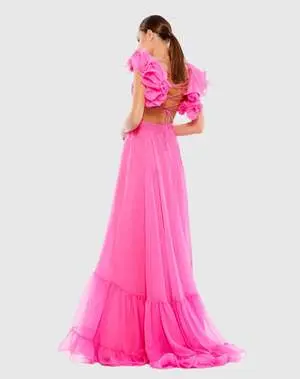 Mac Duggal Iconic Ruffle Gown