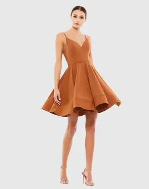 Open Back Mini Party Dress