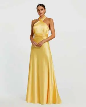 Tie Neck Evening Dresses