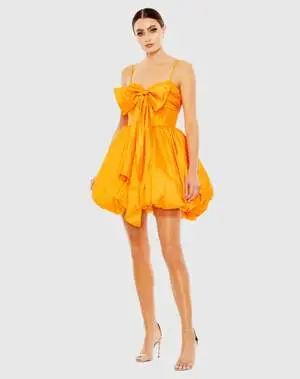 Women's Gathered Taffeta Mini Dresses