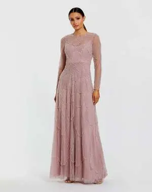 Round Neck Evening Dresses