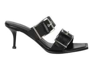 Alexander McQueen Double Buckle Mules