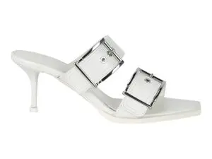 Alexander Mcqueen Buckled Mules Clogs For Women