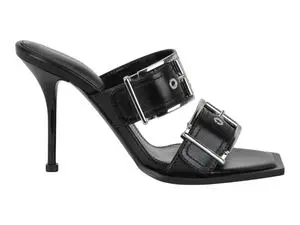 Alexander McQueen Double Buckle Mules