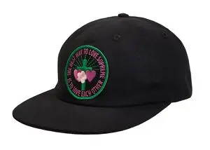 Supreme Love Each Other 6-panel Cap - Black