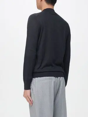 Brunello Cucinelli Silk And Cotton Mock Neck Sweater - Grey