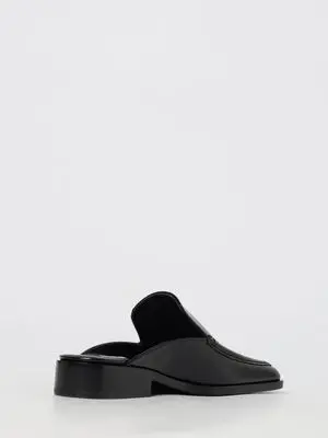 Alaïa Leather Square Toe Mule