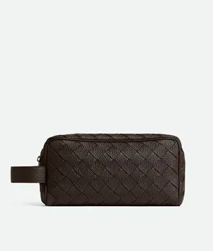 BOTTEGA  VENETA Intrecciato Travel Pouch - Fondant