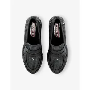 NEW BALANCE 1906l Leather And Mesh Loafers - Black