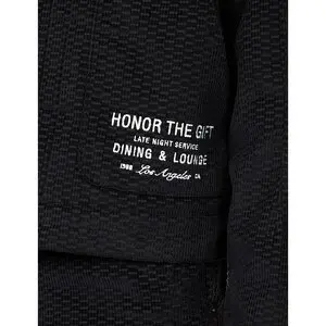 HONOR THE GIFT Stitched-logo Cord Cotton Jacket