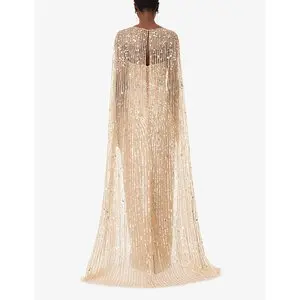 Sabina Bilenko Woven Gown With Embellishments