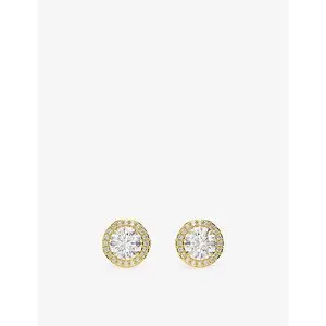 SWAROVSKI Una Pave Stud Earrings - White