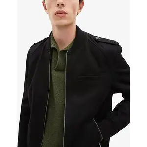 The Kooples Regular-fit Cotton Teddy Jacket