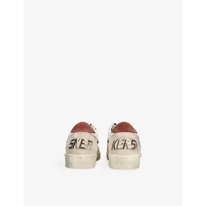 GOLDEN GOOSE Ball Star 83252 Leather And Suede Trainers - White/comb