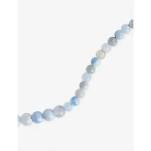 A SINNER IN PEARLS Crystal Waters Agate Bracelet
