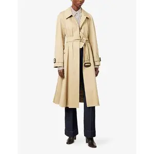 Burberry Ellingham Flared Cotton Trench Coat