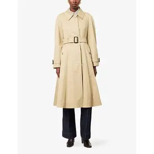 Burberry Ellingham Flared Cotton Trench Coat