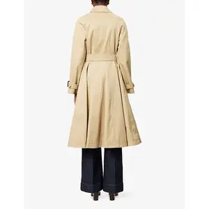 Burberry Ellingham Flared Cotton Trench Coat