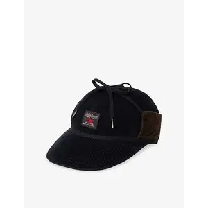 Polo Ralph Lauren Branded-patch Earflap Corduroy Cap - Polo Black
