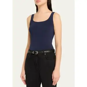 Wolford Jamaika Scoop-neck Thong Bodysuit - Navy